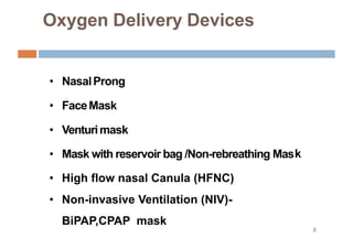 Oxygen therapy and non invasive ventilation | PPT