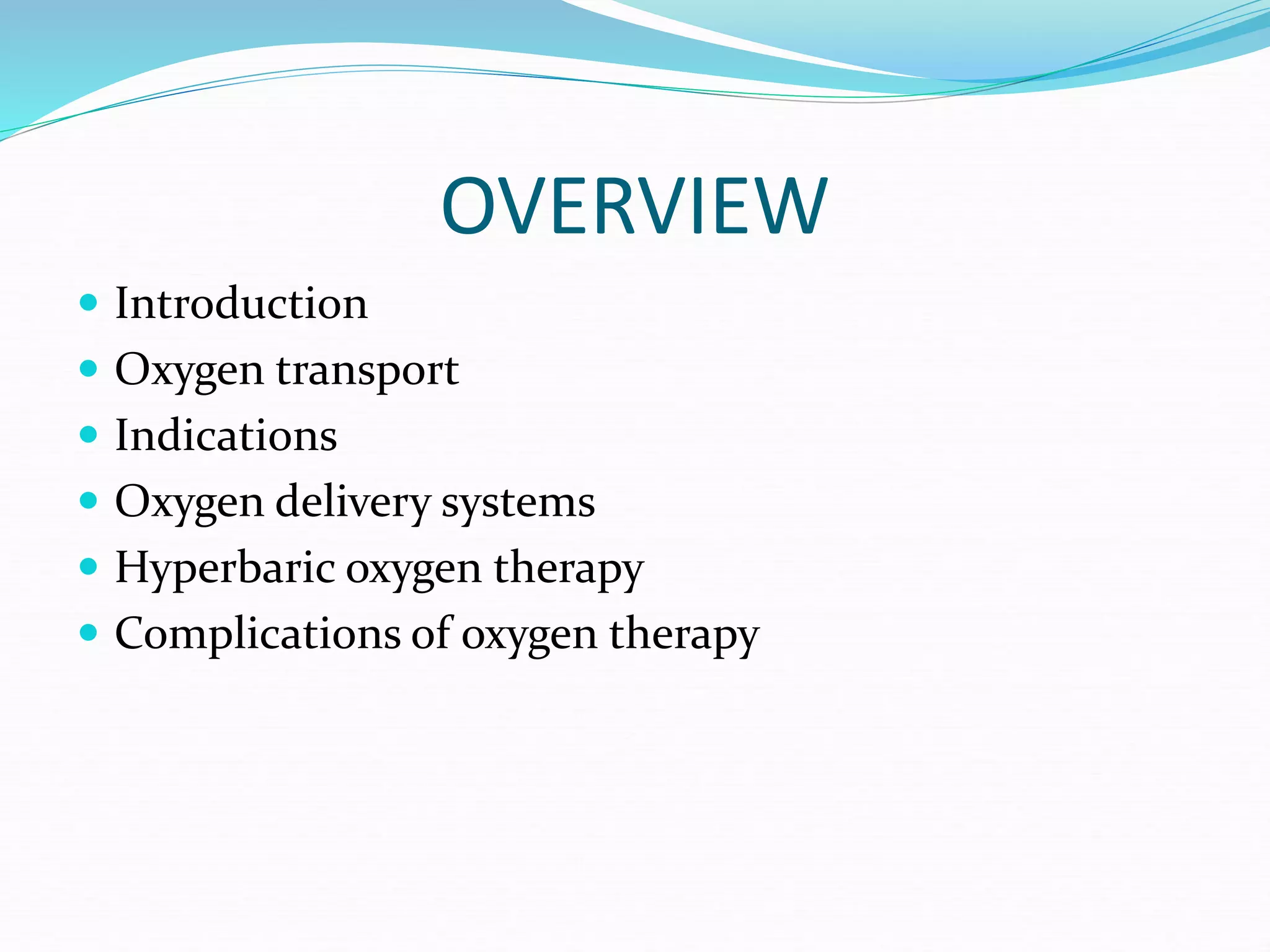 Oxygen therapy and physiology | PPT