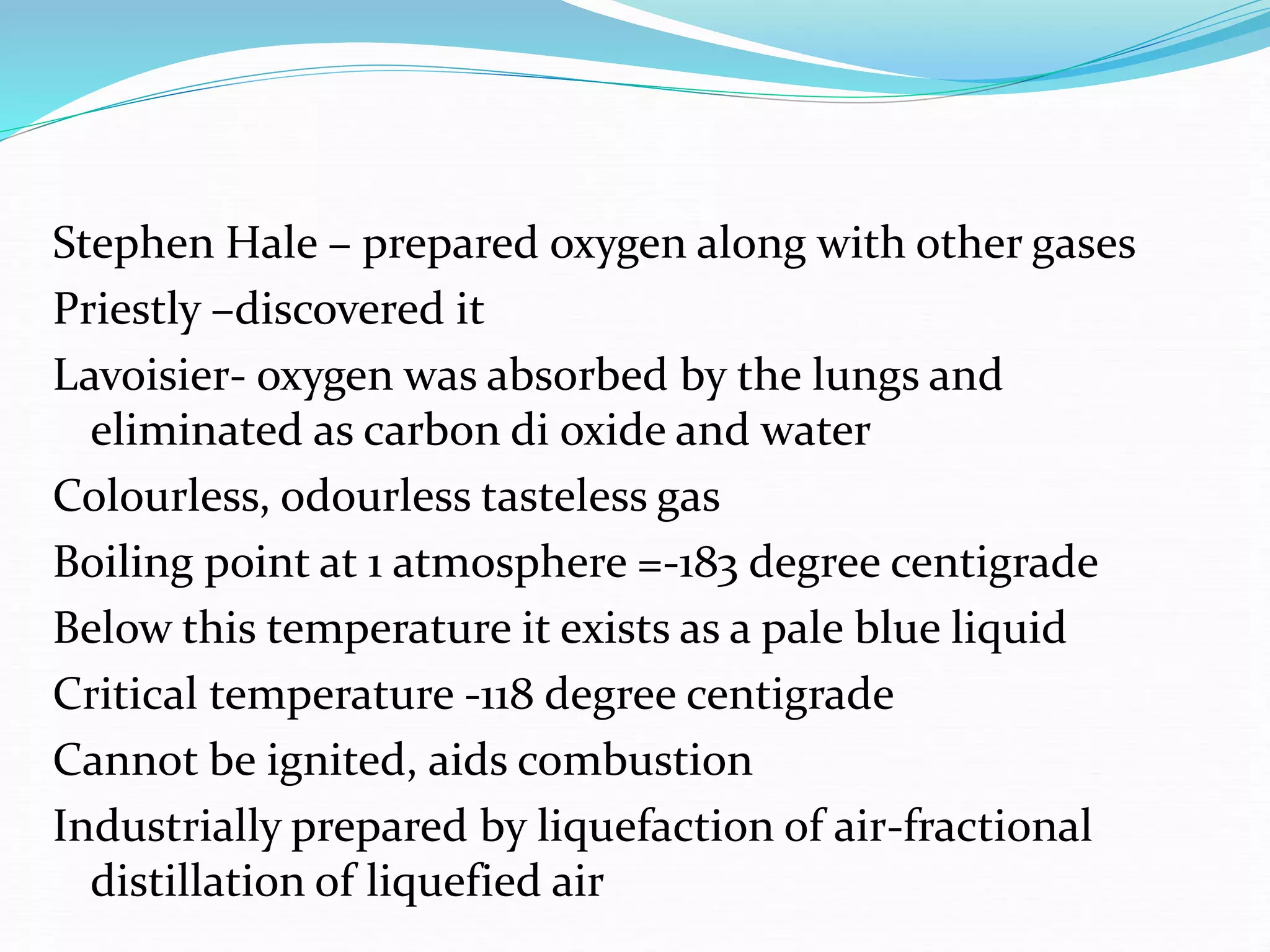 Oxygen therapy and physiology | PPT