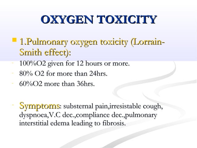 Oxygen therapy and toxicity at battor catholic hospital | PPT | Lung ...