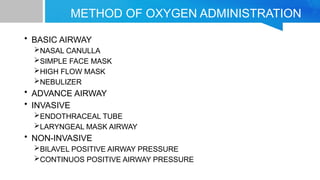 OXYGEN THERAPY IN KEMENTERIAN KESIHATAN MALAYSIA | PPTX