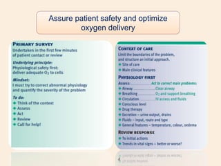 Oxygen therapy in acutely ill patients | PPSX