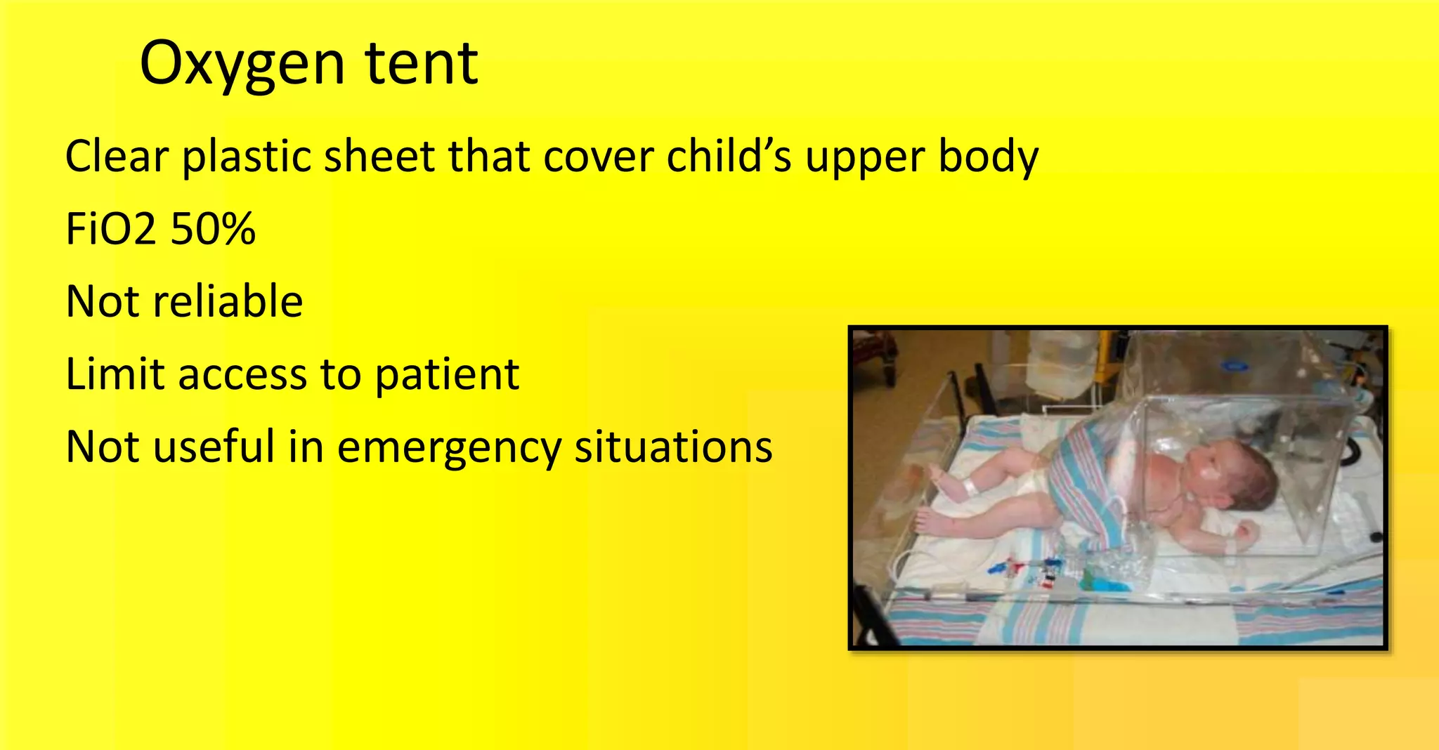 Oxygen therapy in pediatrics | PPTX