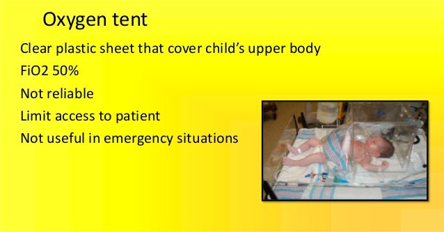 Oxygen therapy in pediatrics