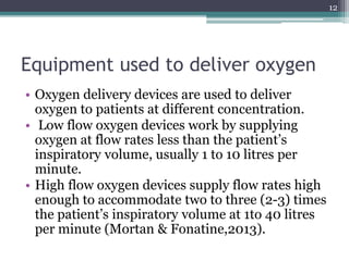 Oxygen therapy ppx | PPTX