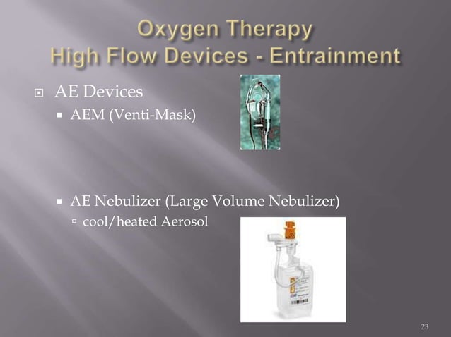 Oxygen Therapy Transport Delivery Copd Hypoxic Drive | PPTX | Lung and ...