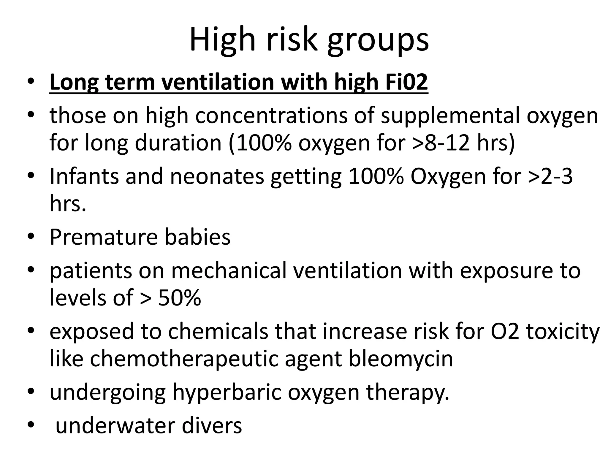 Oxygen toxicity and it’s mechanism | PPTX