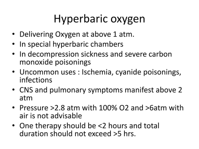 Oxygen toxicity and it’s mechanism | PPTX