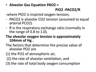 Oxygen transport | PPTX | Lung and Respiratory Health | Diseases and ...