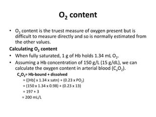 Oxygen transport | PPTX