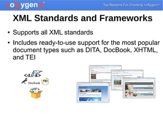 Top Reasons for Choosing oXygen XML Editor | PDF