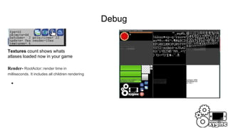 Oxygine 2 d objects,events,debug and resources | PPT