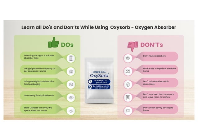 Learn All Do's and Don’ts While Using Oxysorb - Oxygen Absorber | PDF