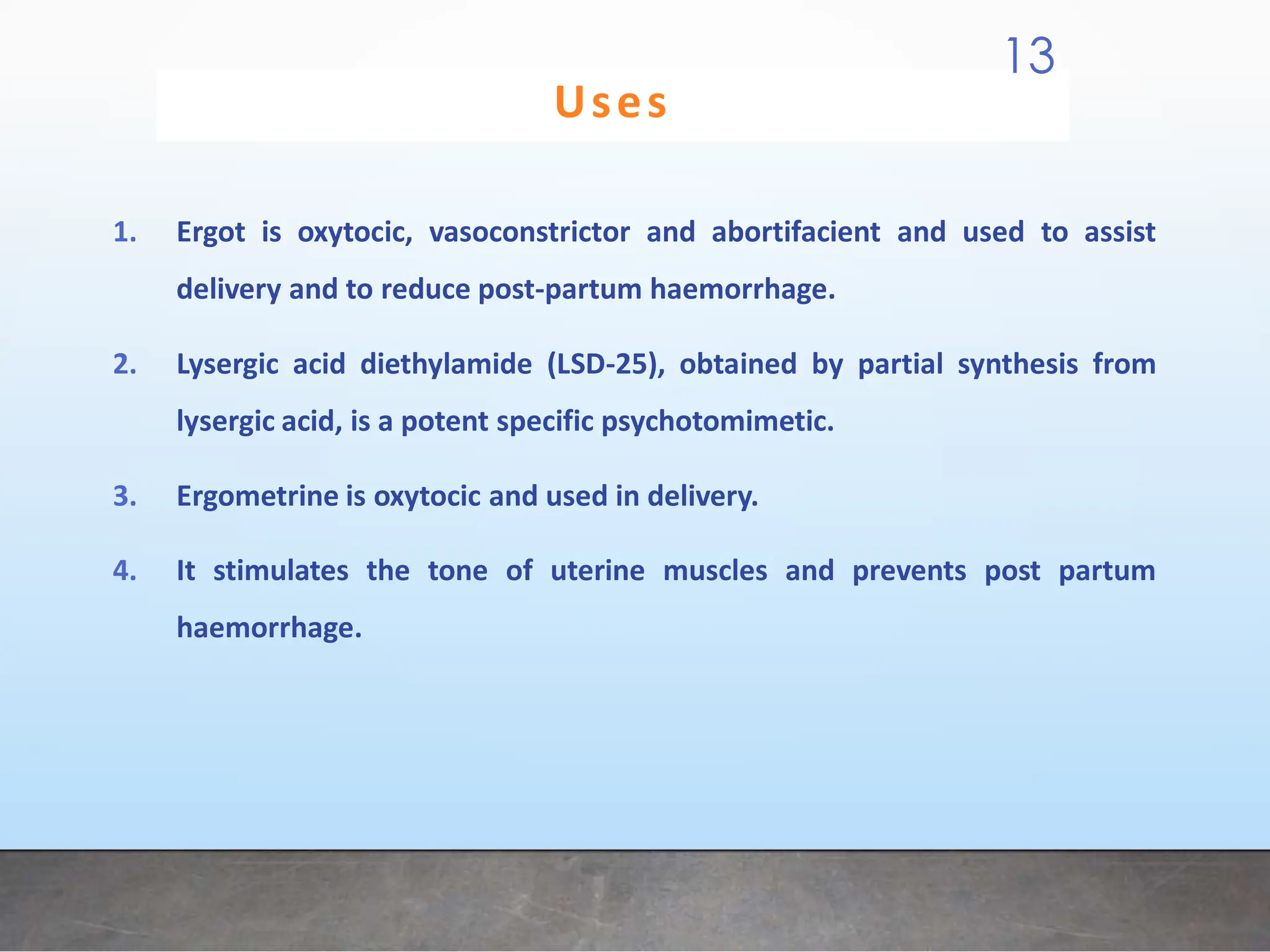 OXYTOCIC PHARMACOGNOSTIC NOTE ON ERGOT WITH LIFE CYCLE. | PDF
