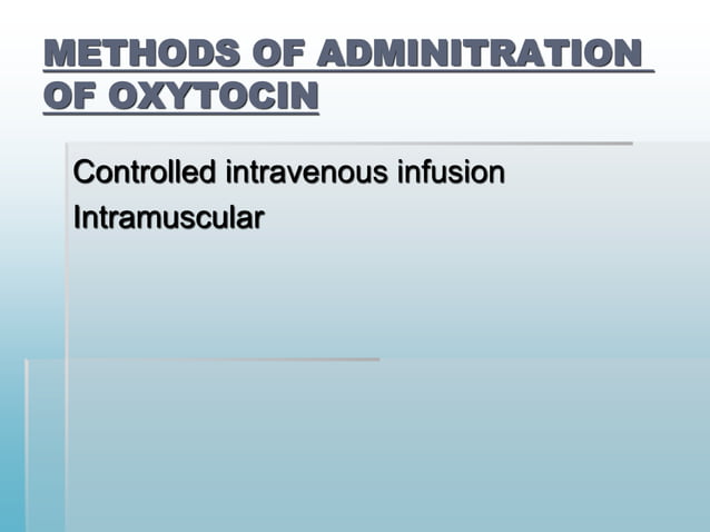Oxytocics and tocolytics | PPT | Pregnancy | Reproductive Health