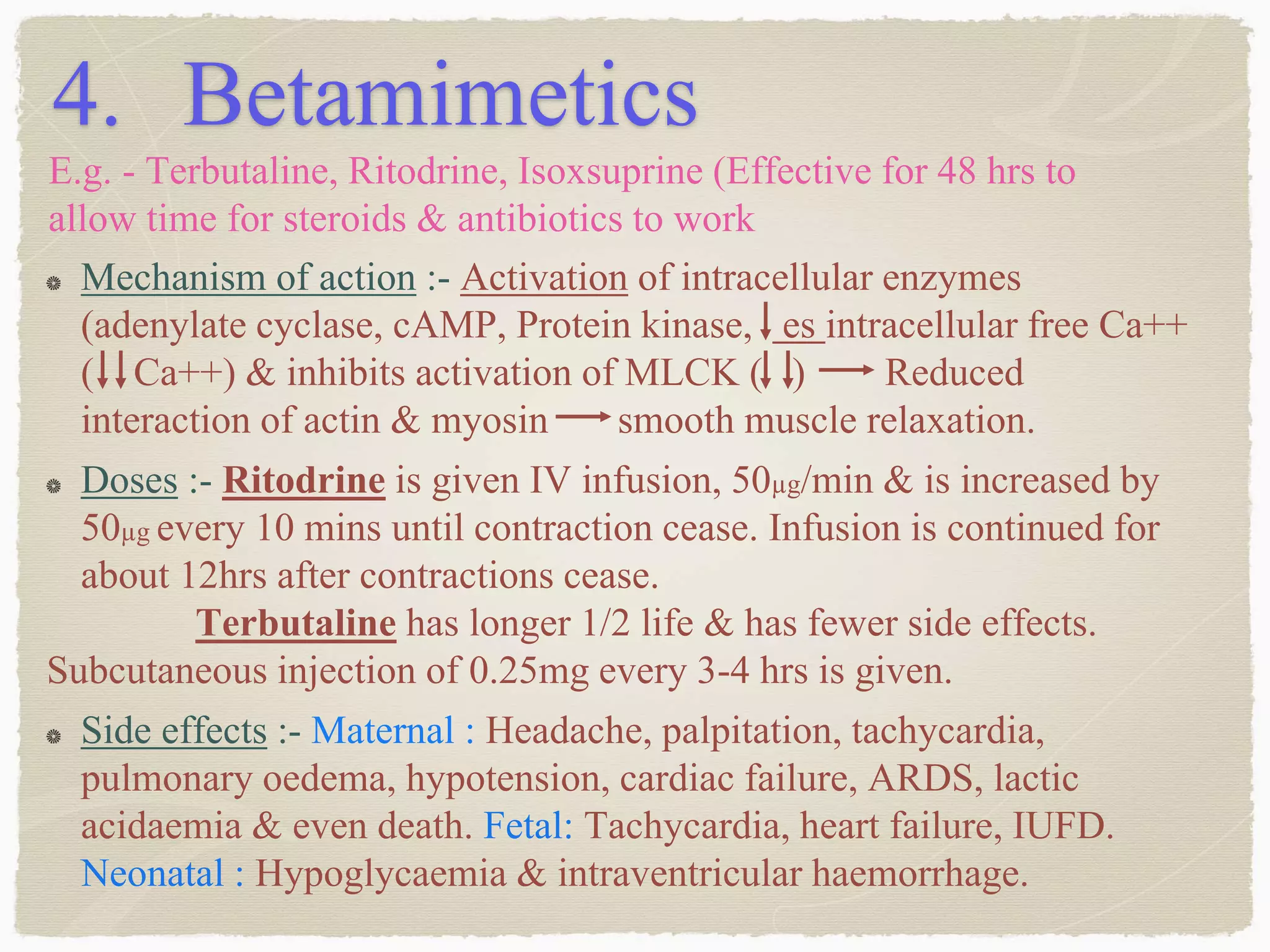 Oxytocics & Tocolytics | PPTX