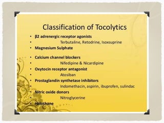 Oxytocics & Tocolytics | PPTX
