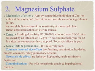 Oxytocics & Tocolytics | PPTX