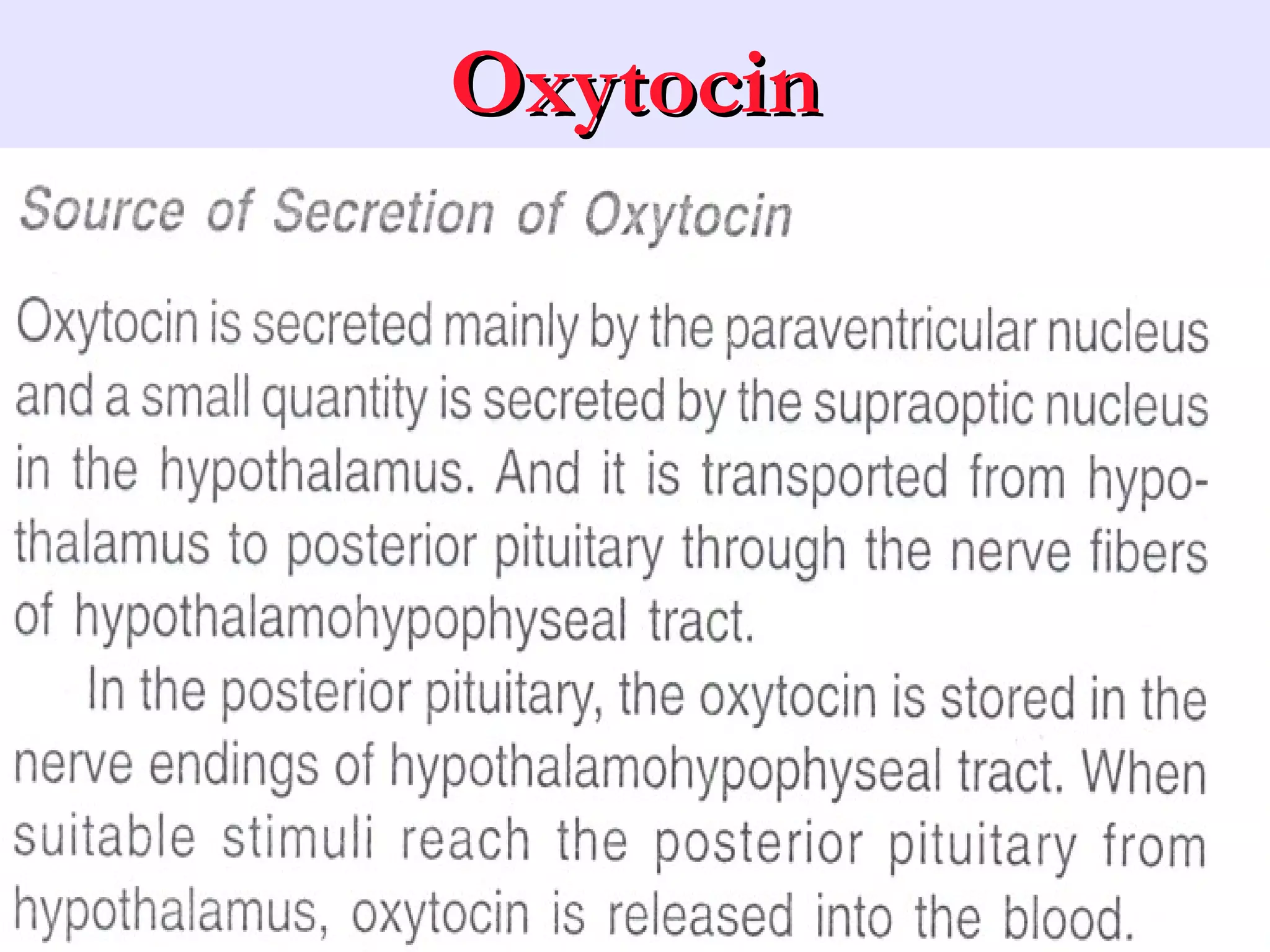 Oxytocin | PPT