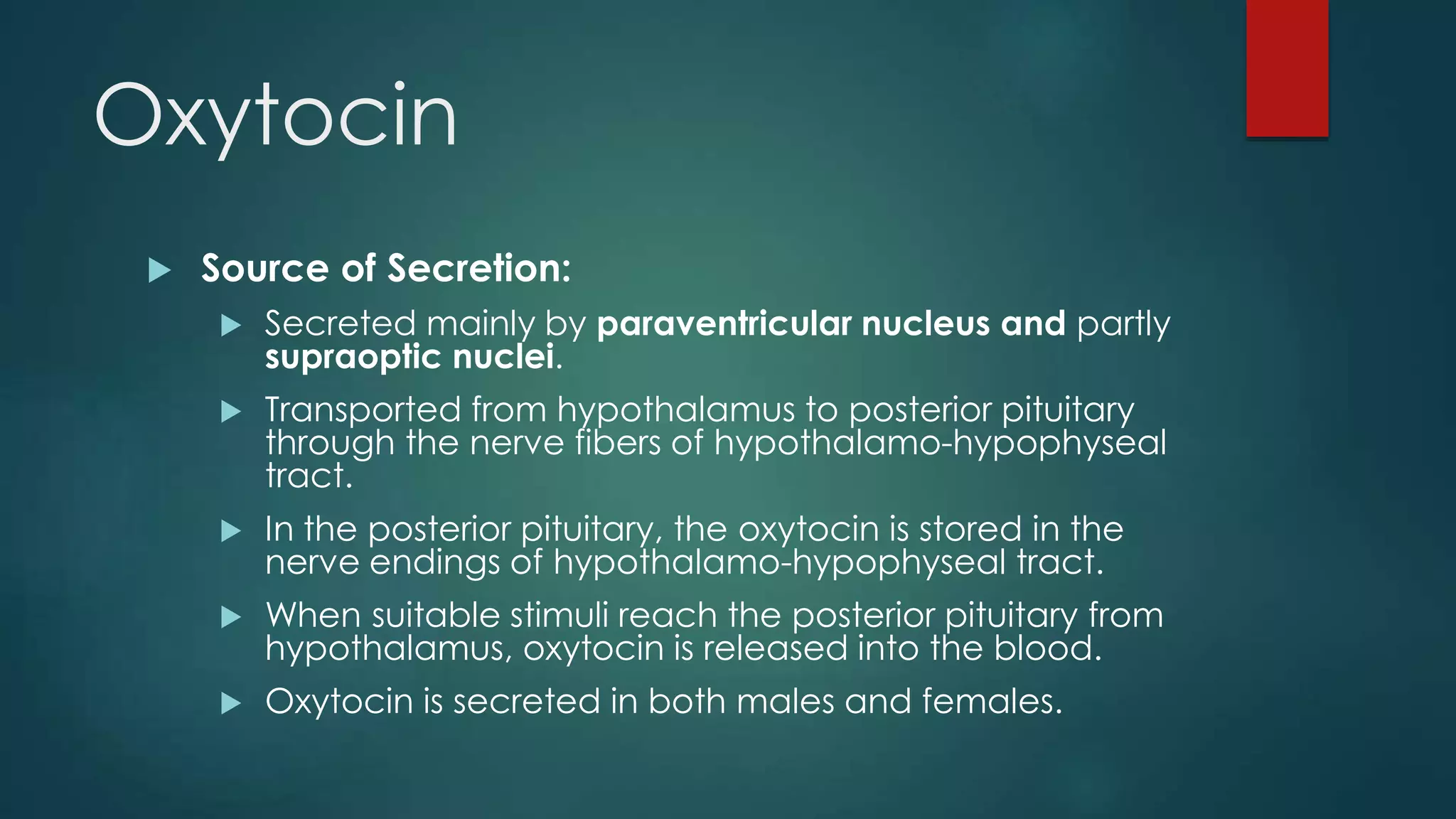 Oxytocin | PPTX