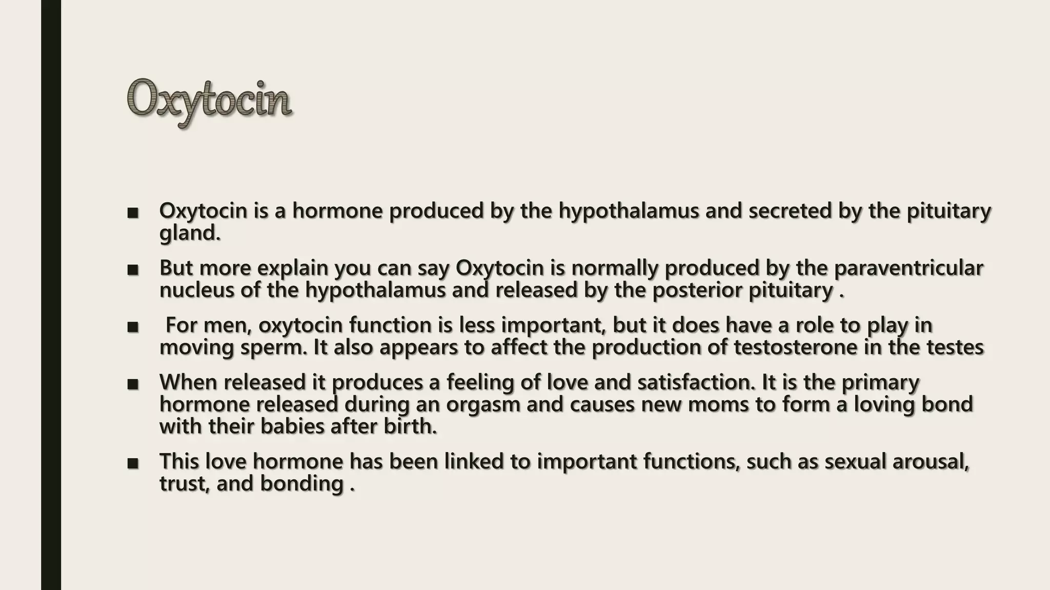 Oxytocin | PPTX