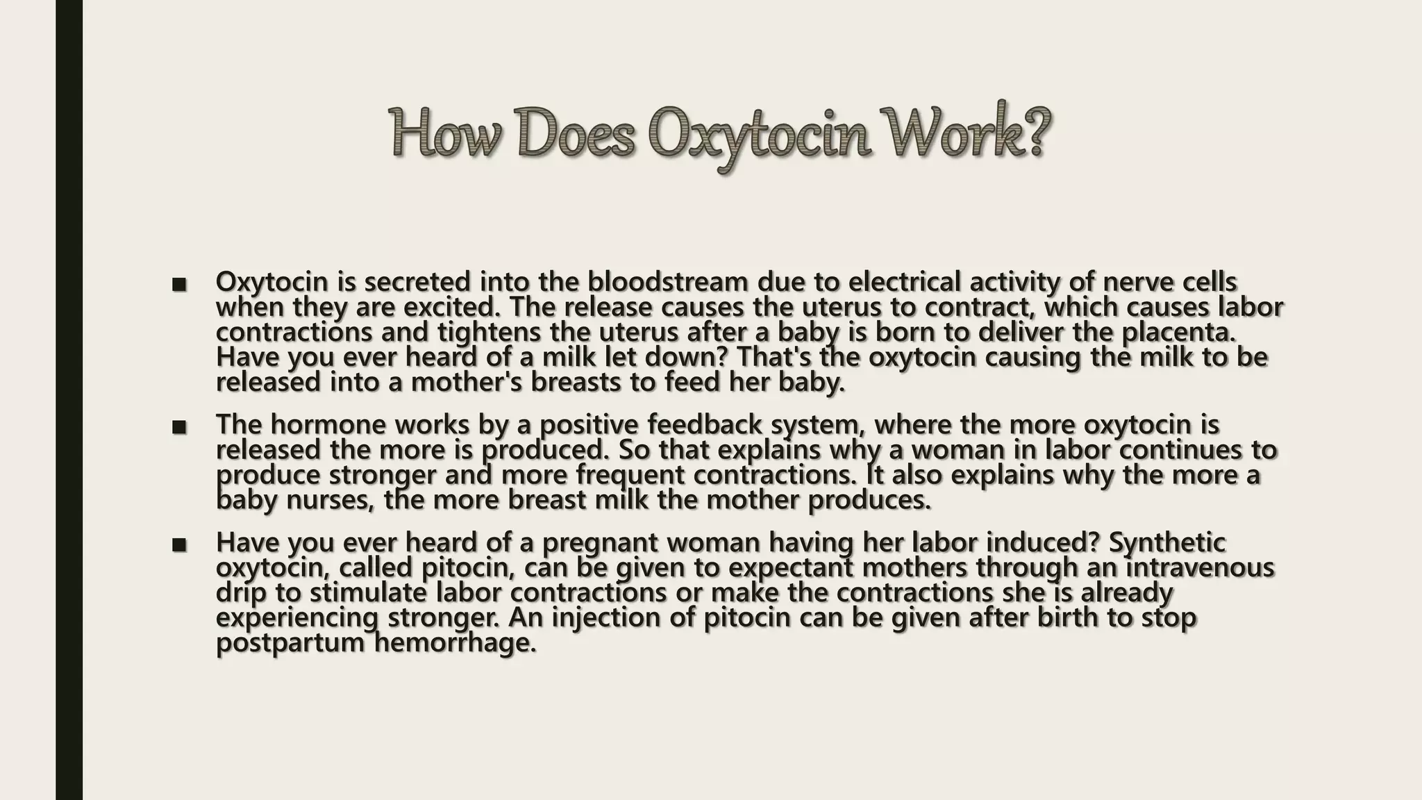 Oxytocin | PPTX