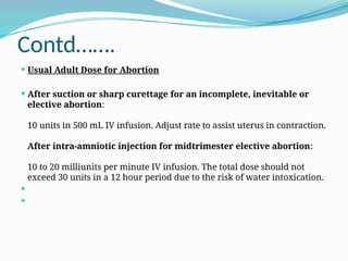 oxytocin drug for contractions during labour1.pptx