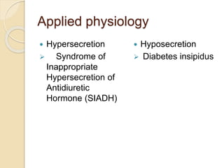 Oxytocin and vasopressin | PPTX