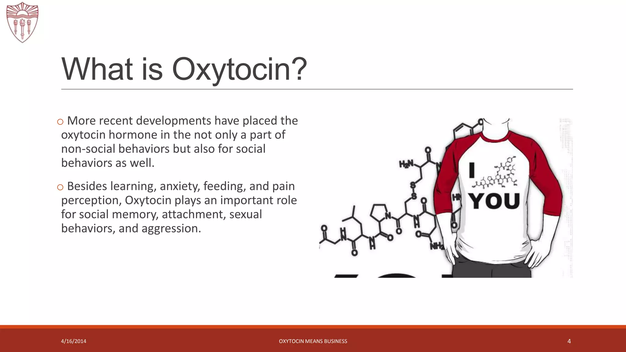 Oxytocin means business power point presenation | PPTX | Endocrine and ...