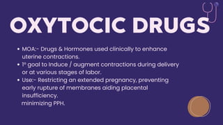 Oxytocin, Uterine Stimulant , Tocolytic drugs.pdf