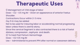 Oxytocin, Uterine Stimulant , Tocolytic drugs.pdf