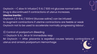 Oxytocin, Uterine Stimulant , Tocolytic drugs.pdf