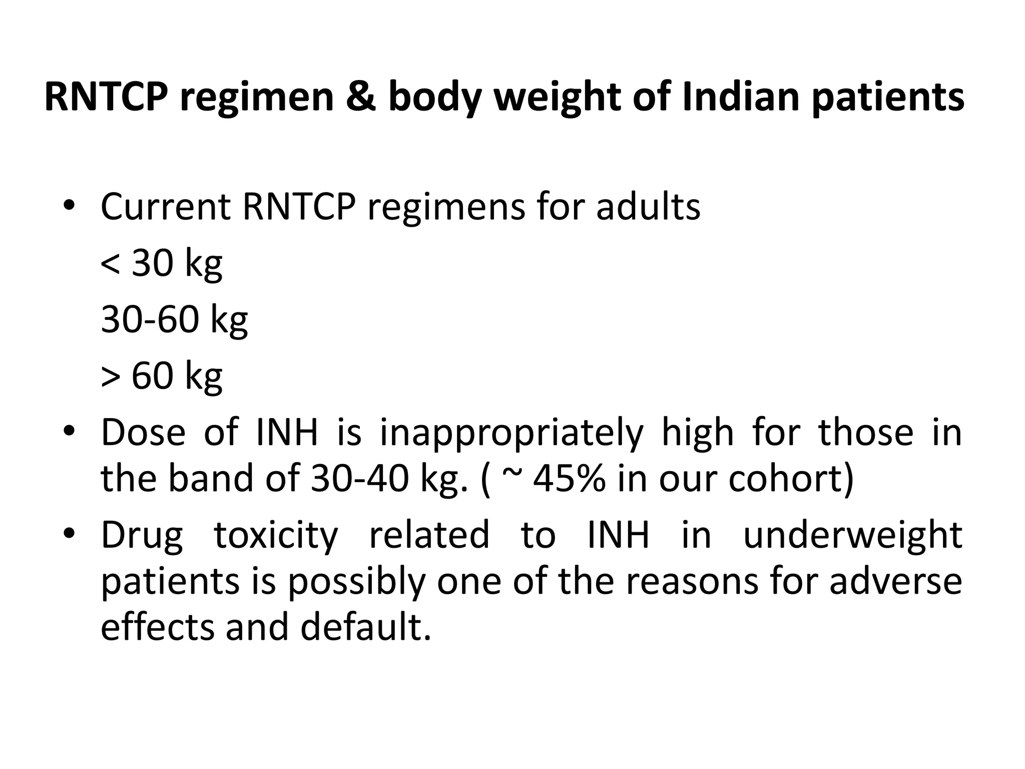 REVISED NATIONAL TUBERCULOSIS CONTROL PROGRAME DAILY REGIMEN | PDF