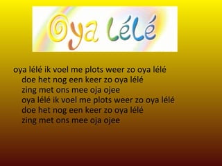 Oya lélé lena en marie puck | PPT