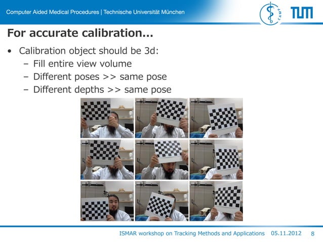 Single Camera Calibration Using Partially Visible Calibration Objects Based on Random Dots ...
