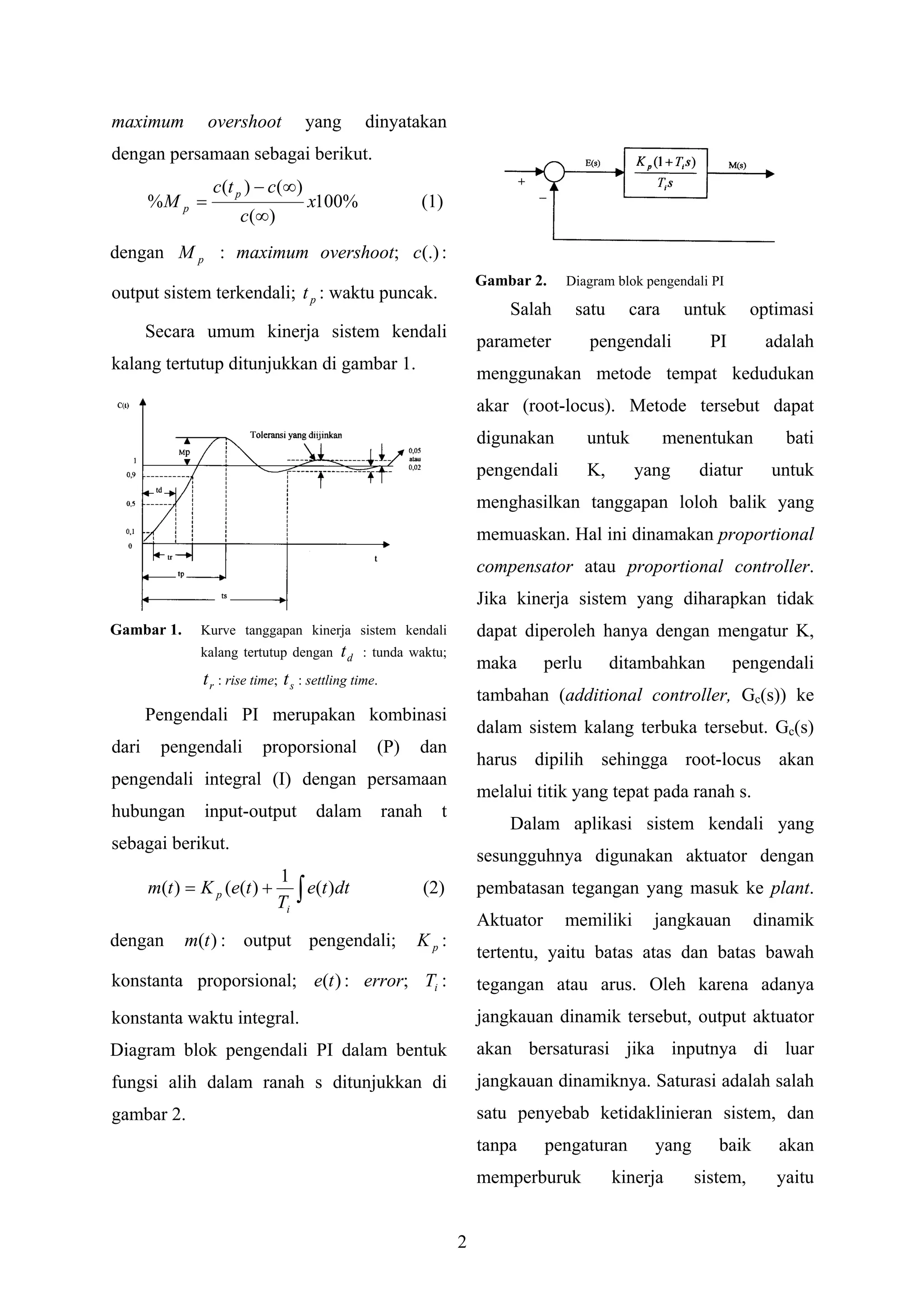 Simulasi Anti Integral Windup dengan Clamp Integrator | PDF