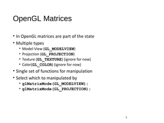 OpenGL Transformations | PPT