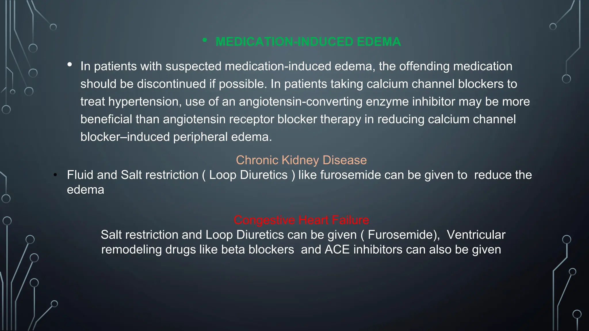 Edema and it's types ( presentation ) medicine | PDF