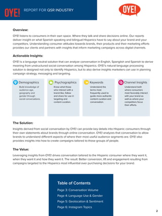 OYE! Fast Food Report | PDF