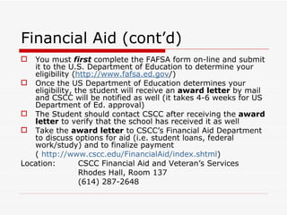 CSCC Resources for Foster and Homeless Youth | PPT