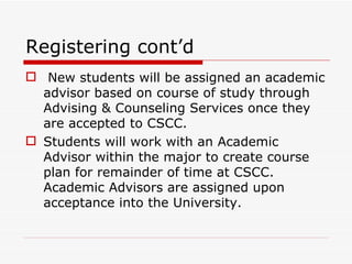 CSCC Resources for Foster and Homeless Youth | PPT