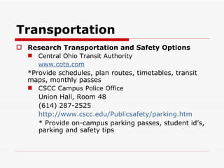 CSCC Resources for Foster and Homeless Youth | PPT