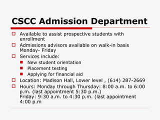 CSCC Resources for Foster and Homeless Youth | PPT