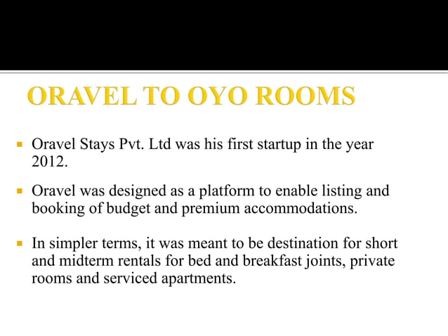 Oyo case study | PPTX