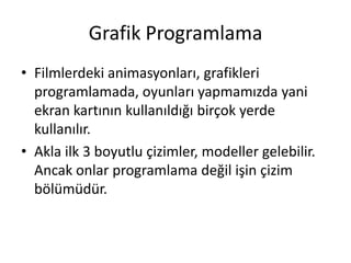 Oyun programlama | PPTX