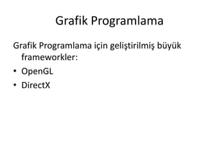 Oyun programlama | PPTX