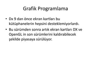 Oyun programlama | PPTX