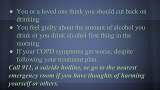 Lesson 11: stress, depression, and copd | PPT