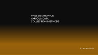 Survey data collection_assignment | PPT