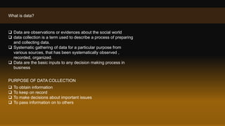 Survey data collection_assignment | PPT